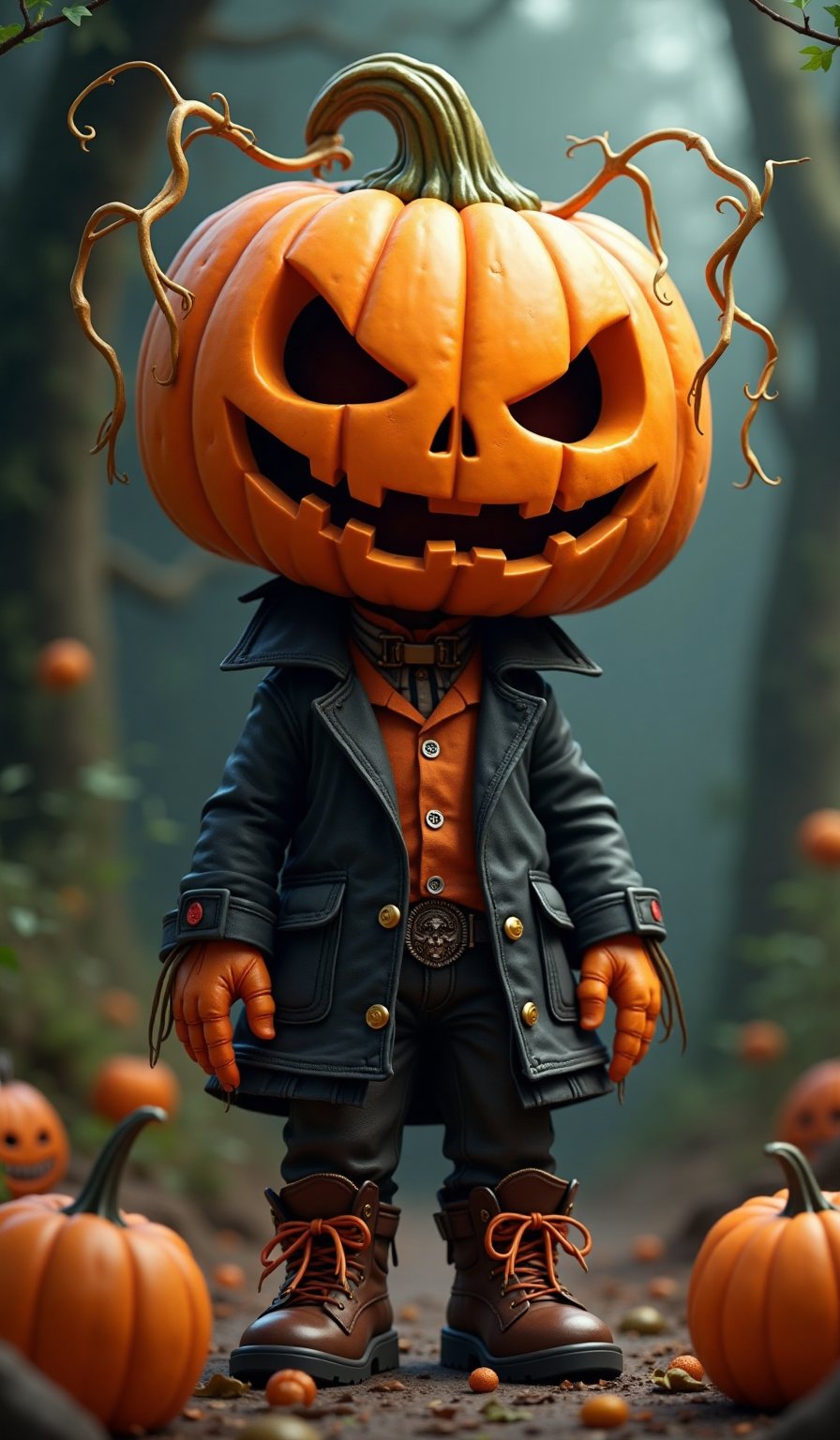 Pumpkin head | image created by レオナルドくま | Tensor.Art