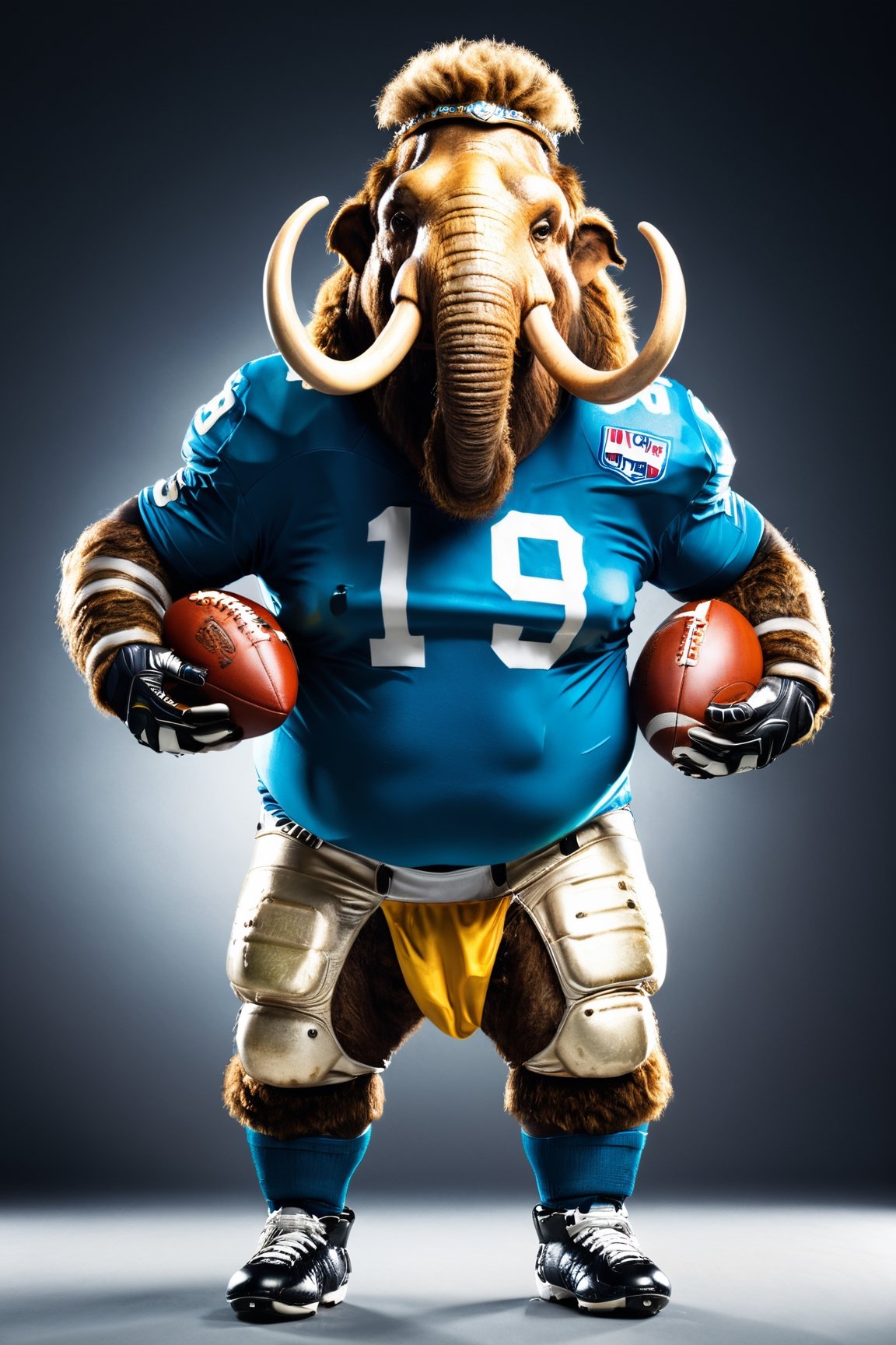 Animal football player | image created by レオナルドくま | Tensor.Art