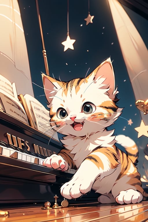 In this endearing scene, a whi | image created by sum | Tensor.Art