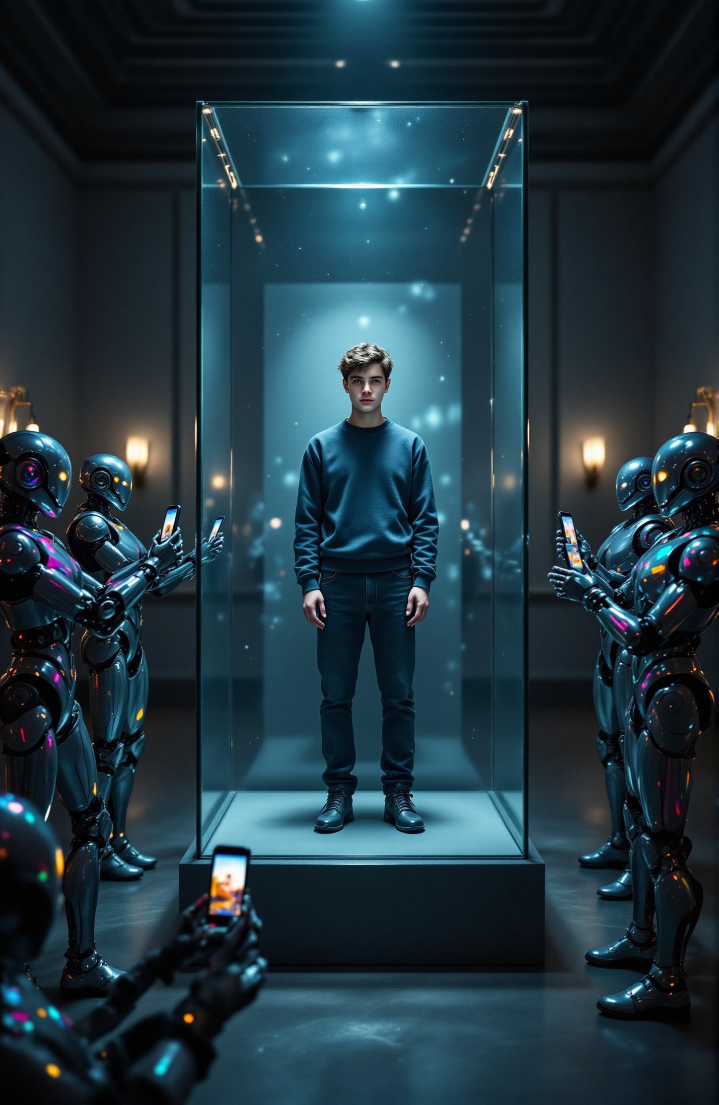 In a robot world | image created by user_624503603914093467 | Tensor.Art