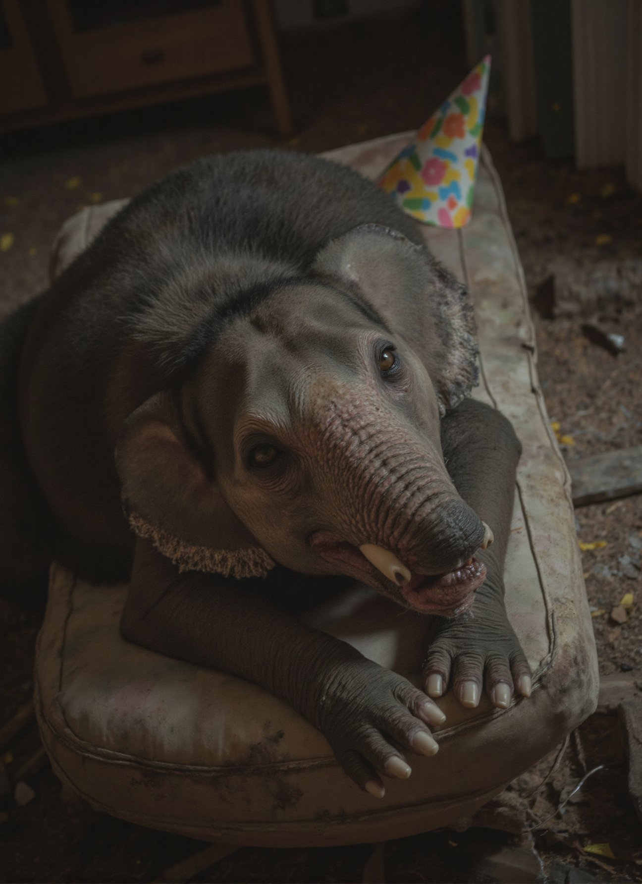 A weird elephant dog's birthda | image created by Julio Fantasma ...