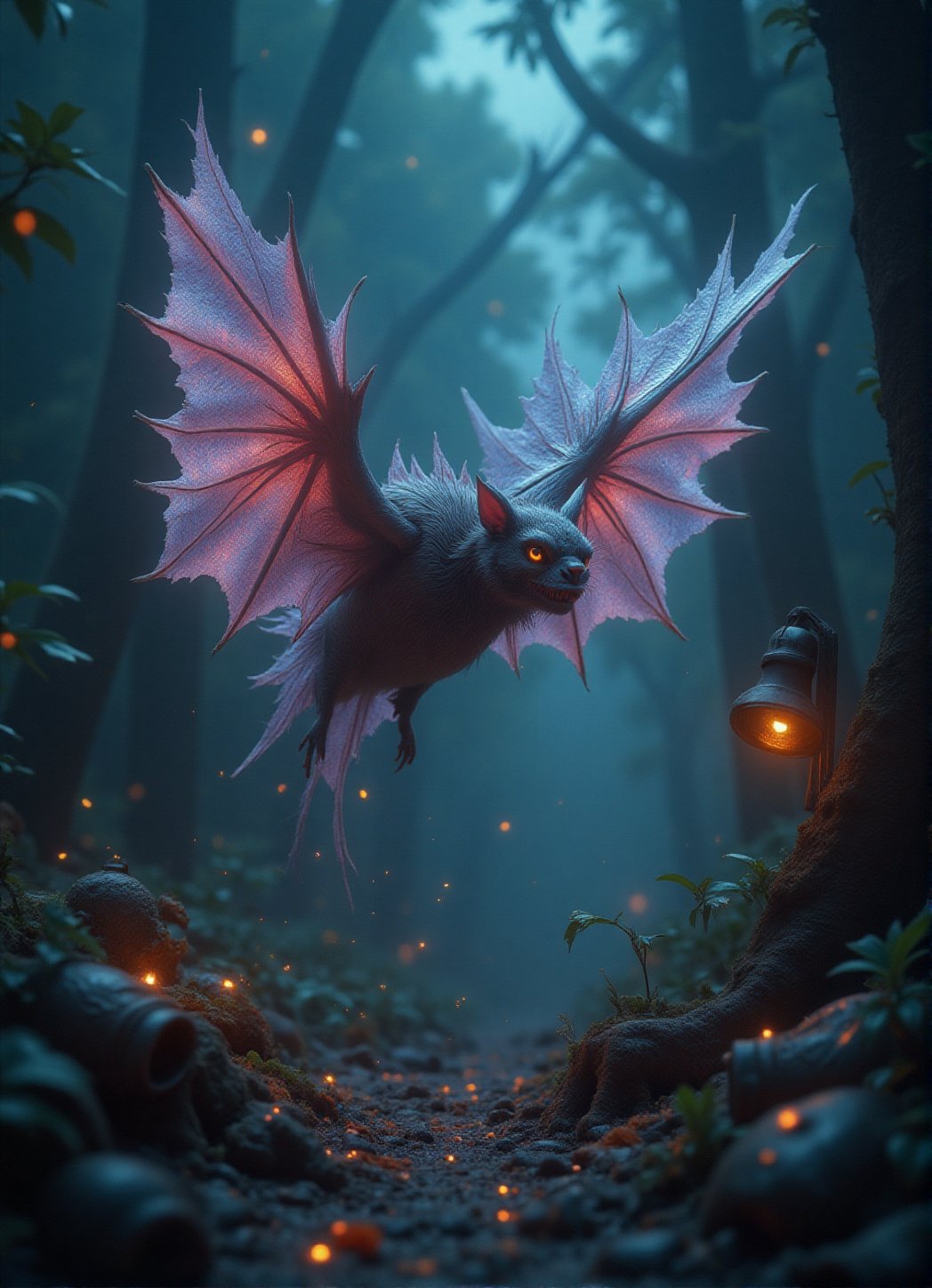 Scary Bat | image created by Julio Fantasma | Tensor.Art