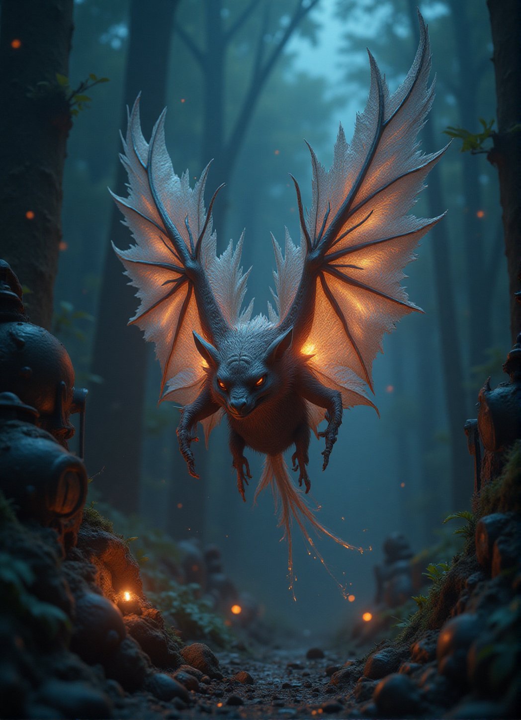 Scary Bat | image created by JFantasma | Tensor.Art