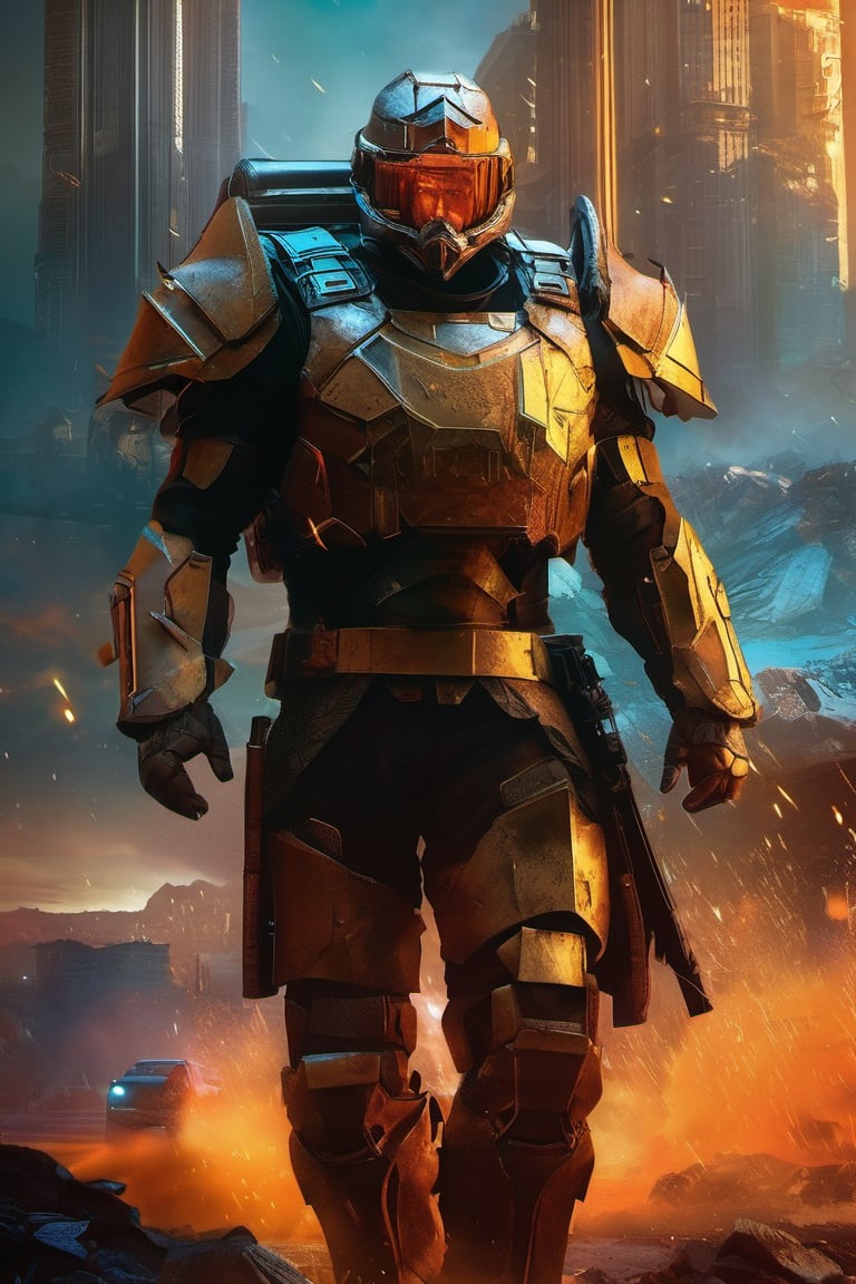 Adamantine Sentinel: A warrio | image created by amf101fma | Tensor.Art