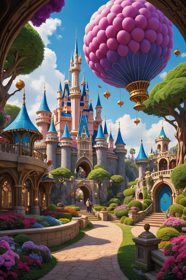 A fantasy world design in disn | image created by Snakeking | Tensor.Art