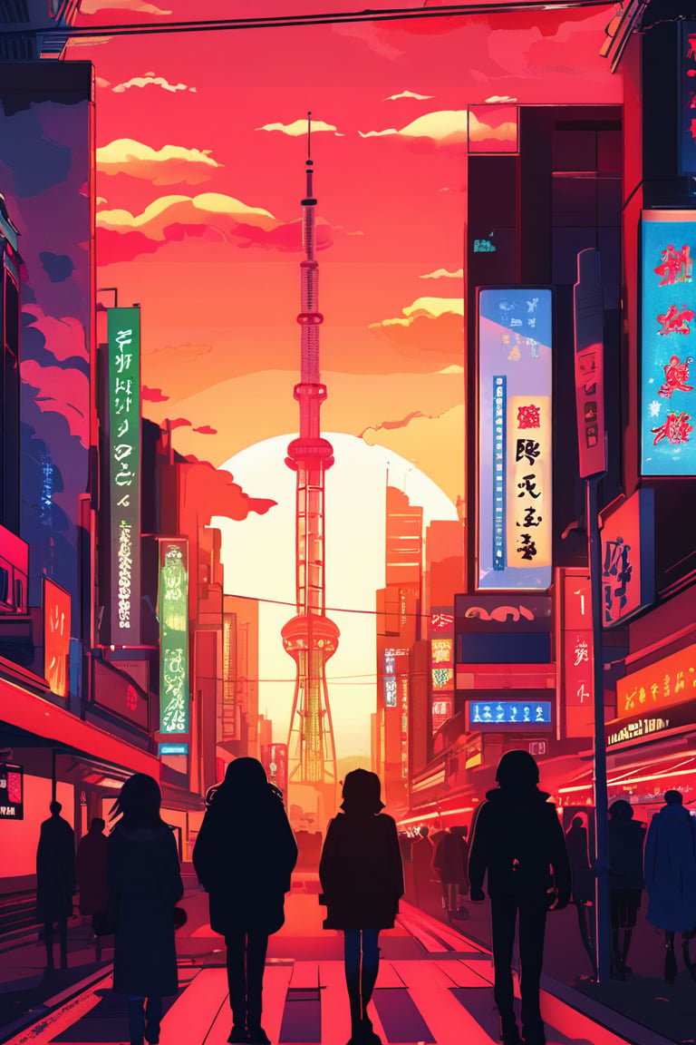 2D flat style, Japanese influe | image created by TracQuoc | Tensor.Art