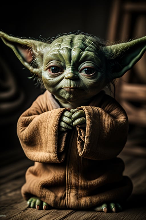 star wars baby yoda foto with | image created by ukas88 | Tensor.Art