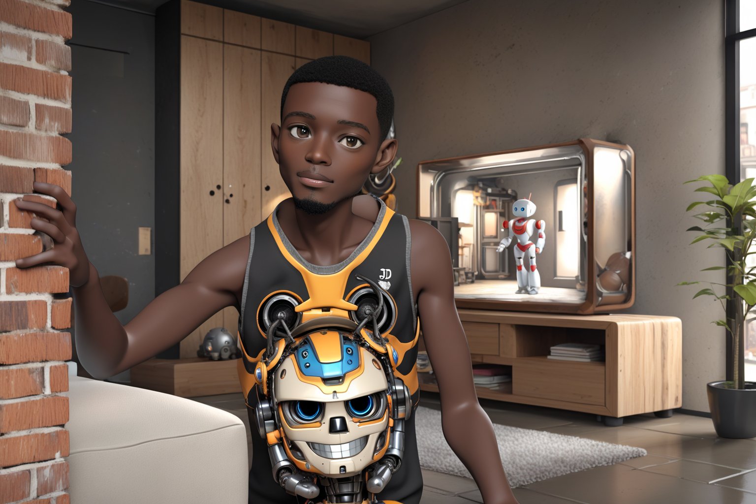 there is a robot, that is stan | image created by RAYSHARK1 | Tensor.Art