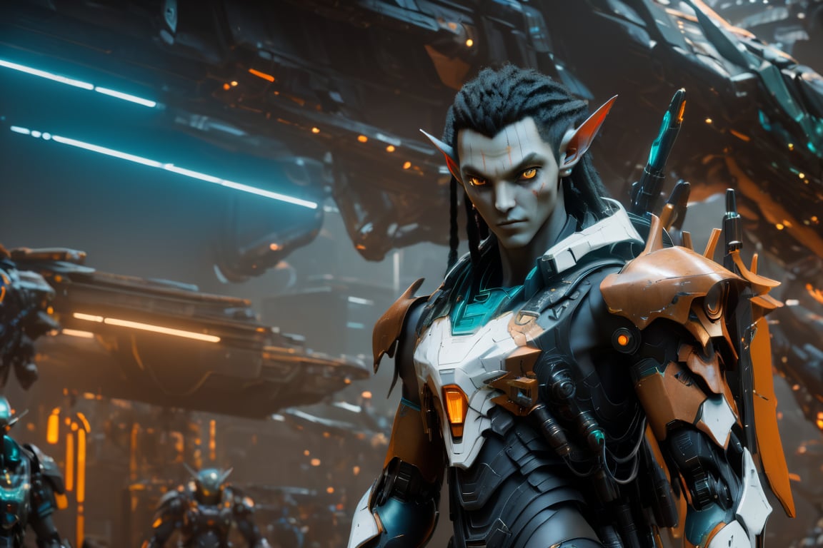 Endari-Space Elves | image created by ZuluKhan | Tensor.Art