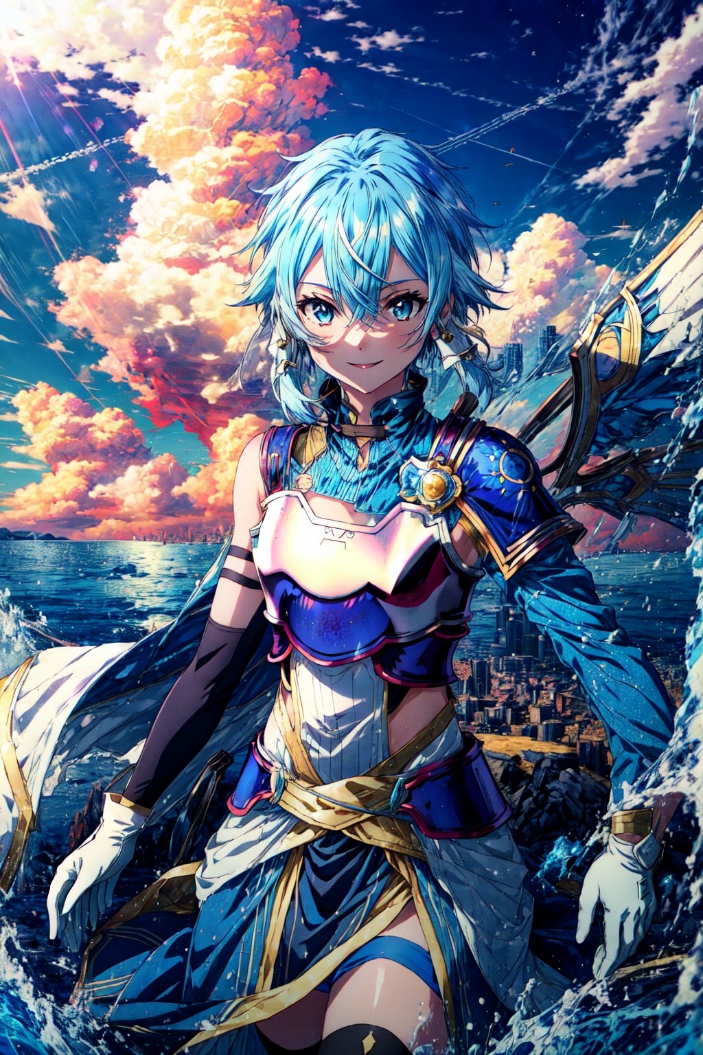 Sinon シノン / Sword Art Online M | image created by マカイ Makai | Tensor.Art