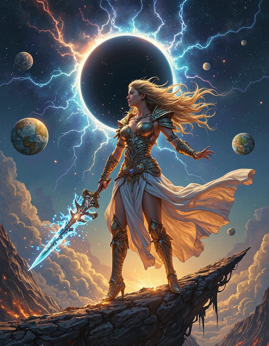 Celestial goddess portrait | image created by AI Journey Images ...