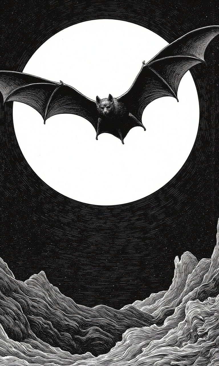 monochrome black and white ink | image created by Eerie | Tensor.Art