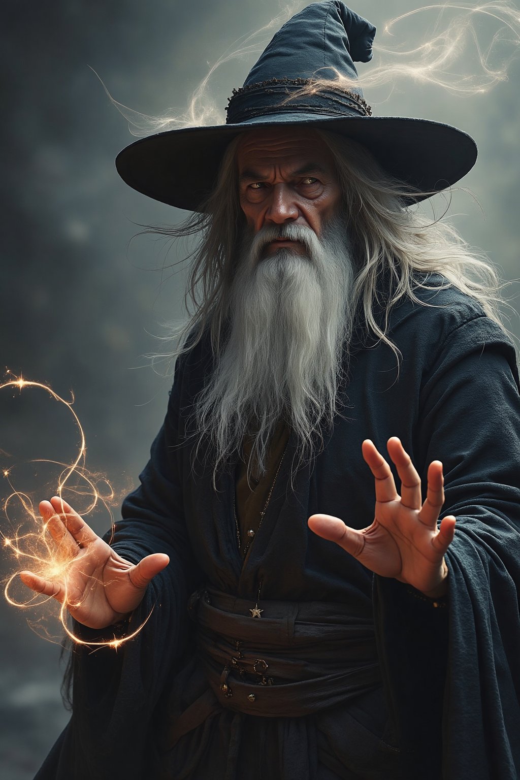 one old male Powerful sorcerer | image created by imi291 | Tensor.Art