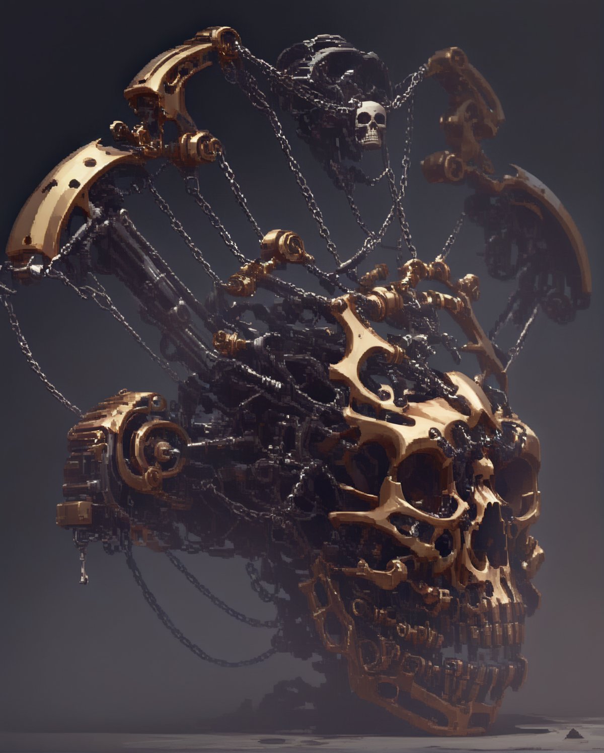 the bones of the skeleton are | image created by Roberto Jalfor ...
