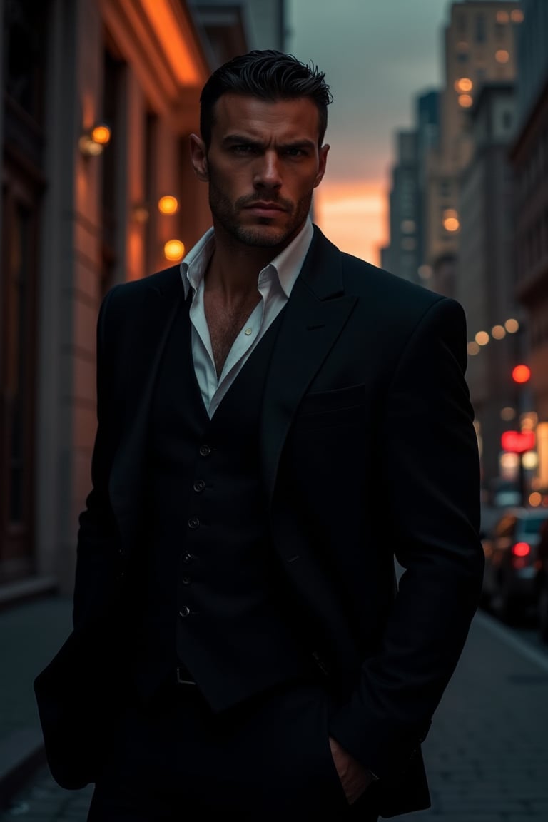 full_body Darkly handsome dang | image created by Belle_Everleigh ...
