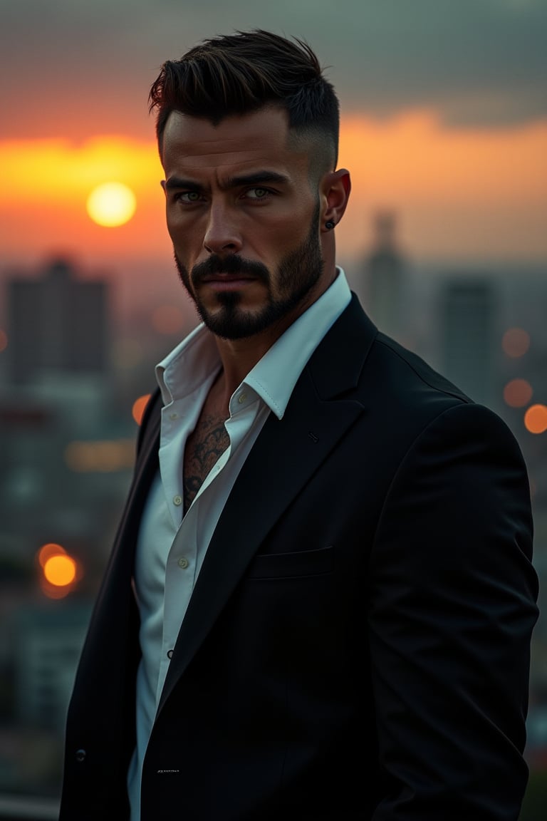 full_body darkly handsome man, | image created by Belle_Everleigh ...