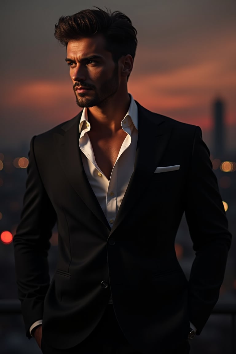 full_body Darkly handsome dang | image created by Belle_Everleigh ...