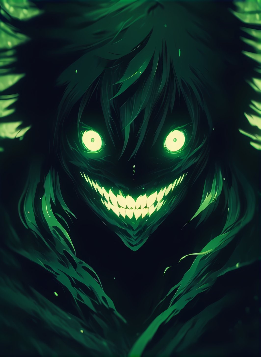 DARK FANTASY, creepy smile, da | image created by Lucifer XIII | Tensor.Art