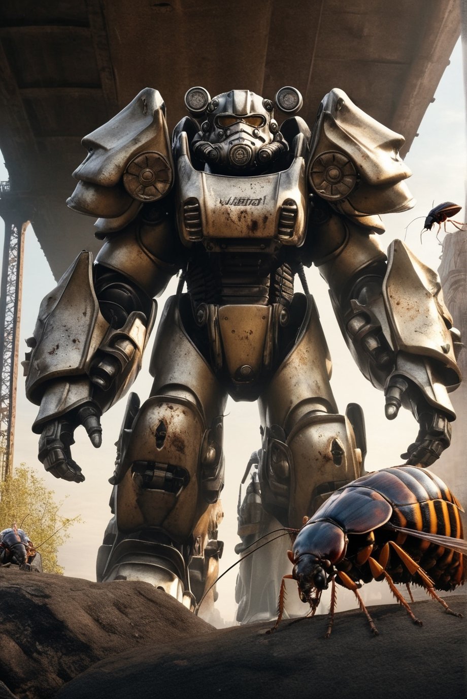 falloutcinematic, power armor, | image created by Chesthole | Tensor.Art