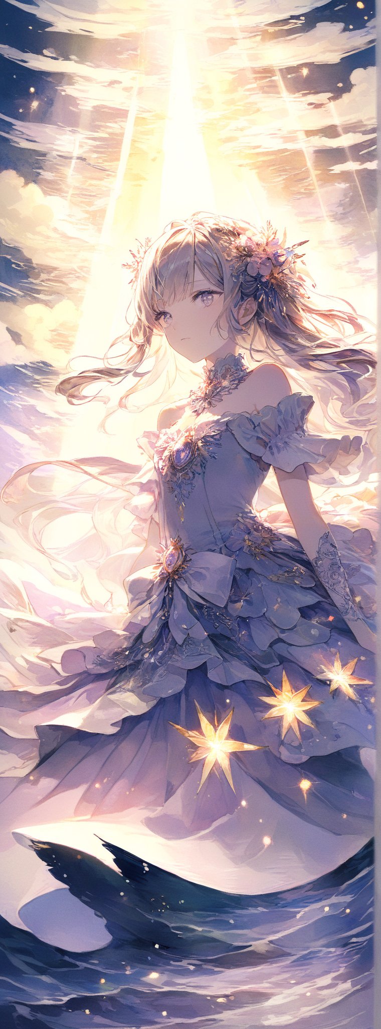Enchanted Elegance: Glimmering | image created by 京野菜（kyo8sai） | Tensor.Art