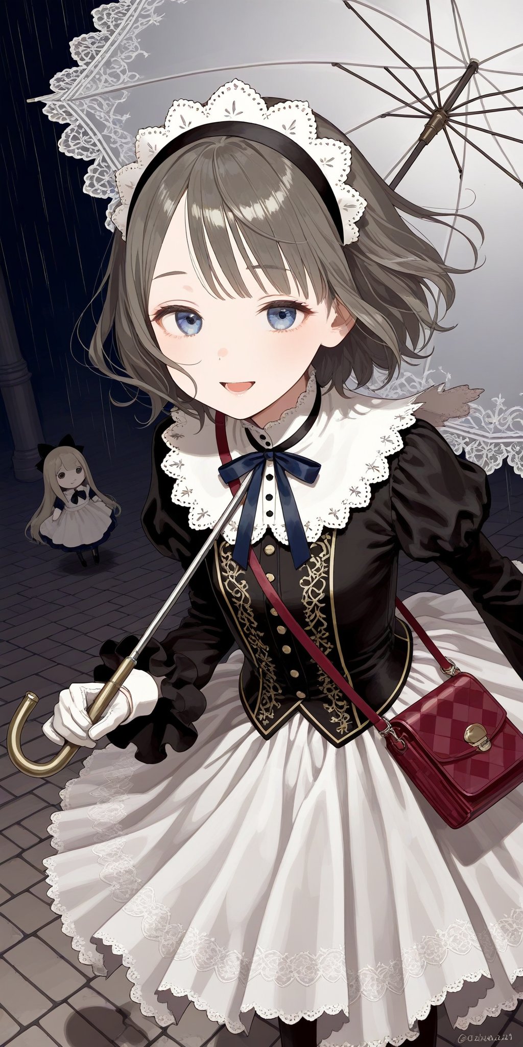 Title: *Rainy Day Elegance* Su | image created by 京野菜（kyo8sai） | Tensor.Art
