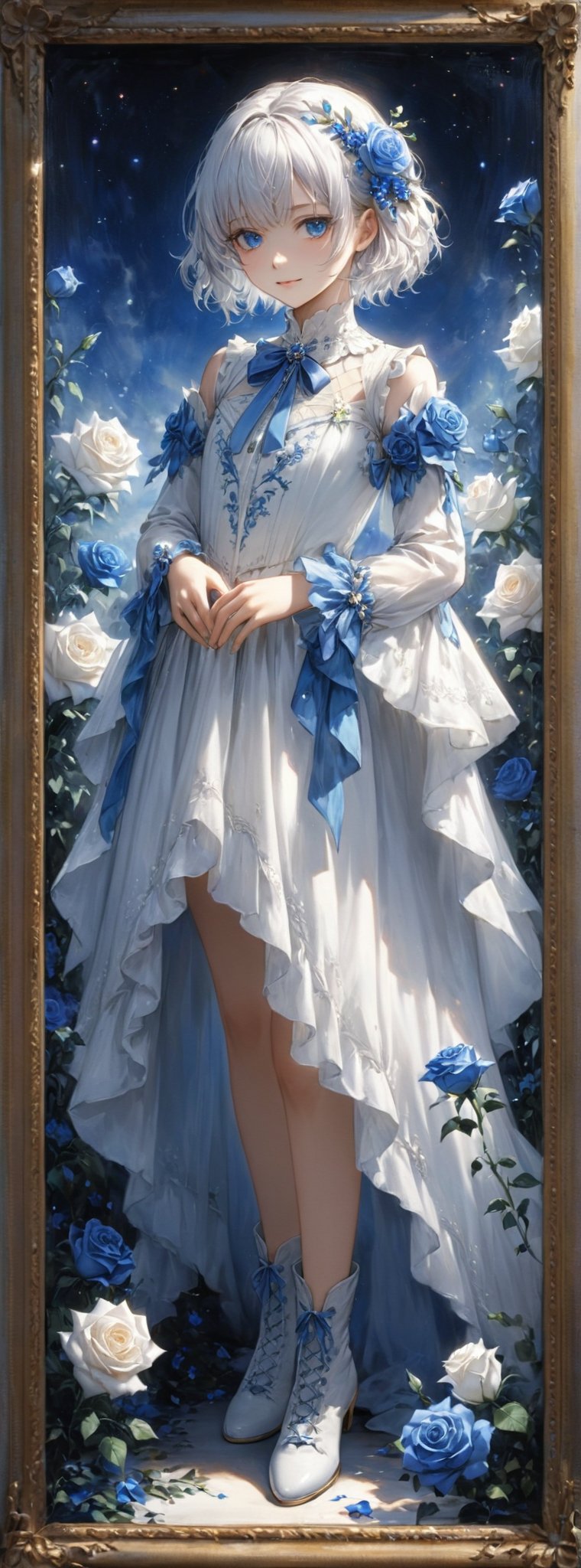 Whispers of the Blue Rose | image created by 京野菜（kyo8sai） | Tensor.Art