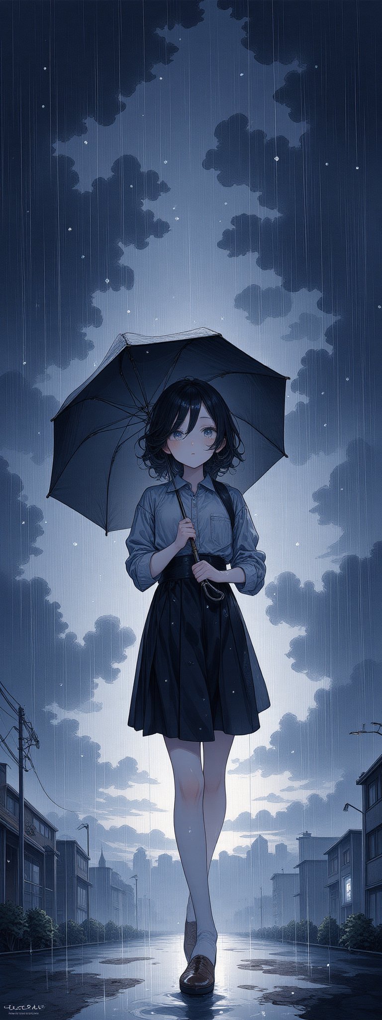 Title: "Whispers of Rain" Subt | image created by 京野菜（kyo8sai） | Tensor.Art