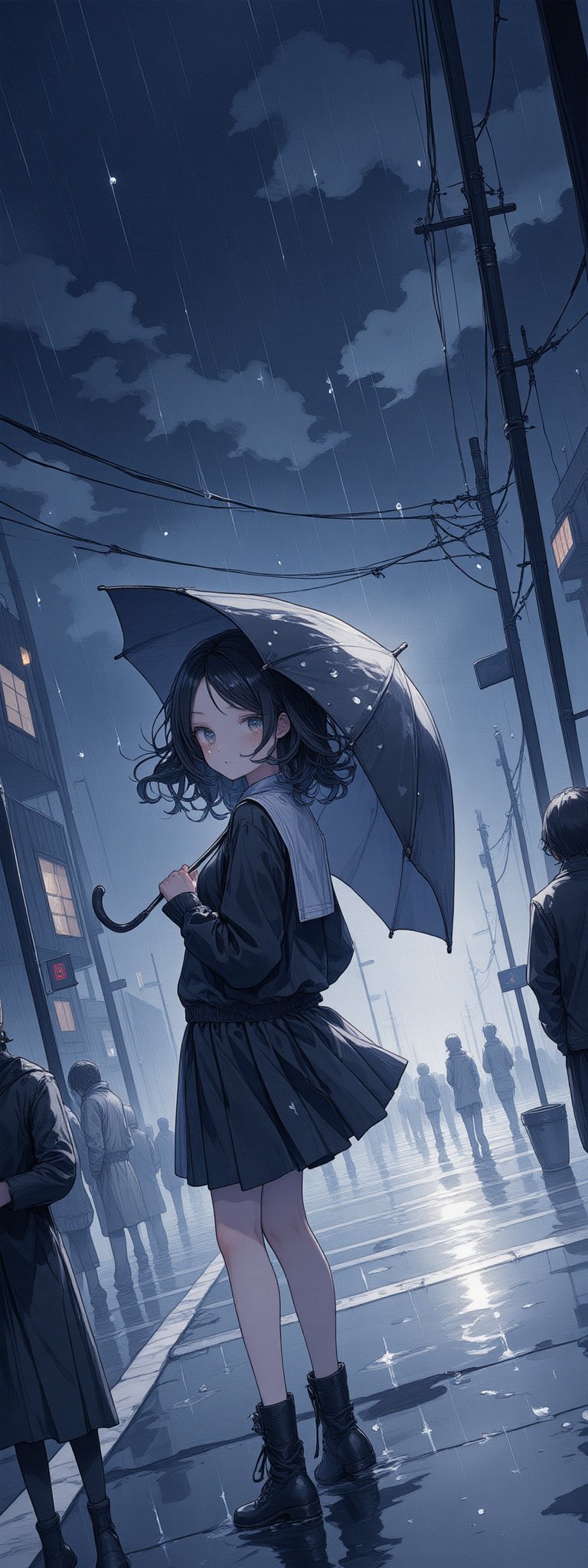 Title: "Whispers of Rain" Subt | image created by 京野菜（kyo8sai） | Tensor.Art