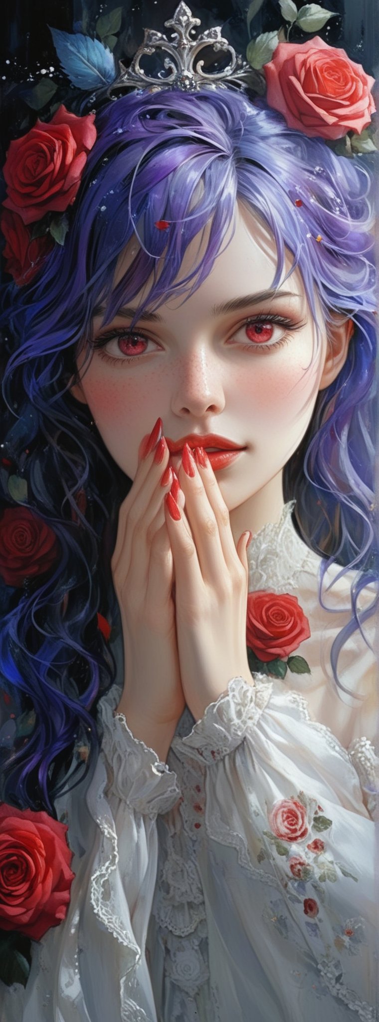 Ruby Rose Radiance | image created by 京野菜（kyo8sai） | Tensor.Art