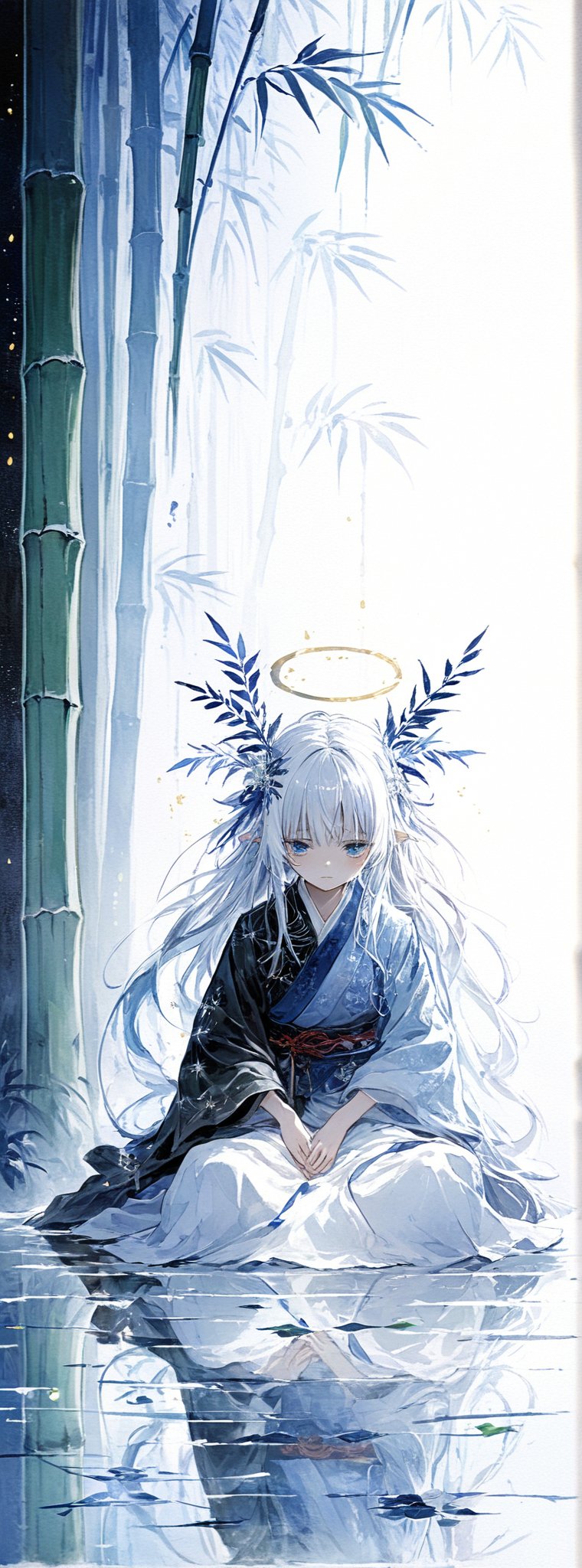 Tears of Tranquility | image created by 京野菜（kyo8sai） | Tensor.Art