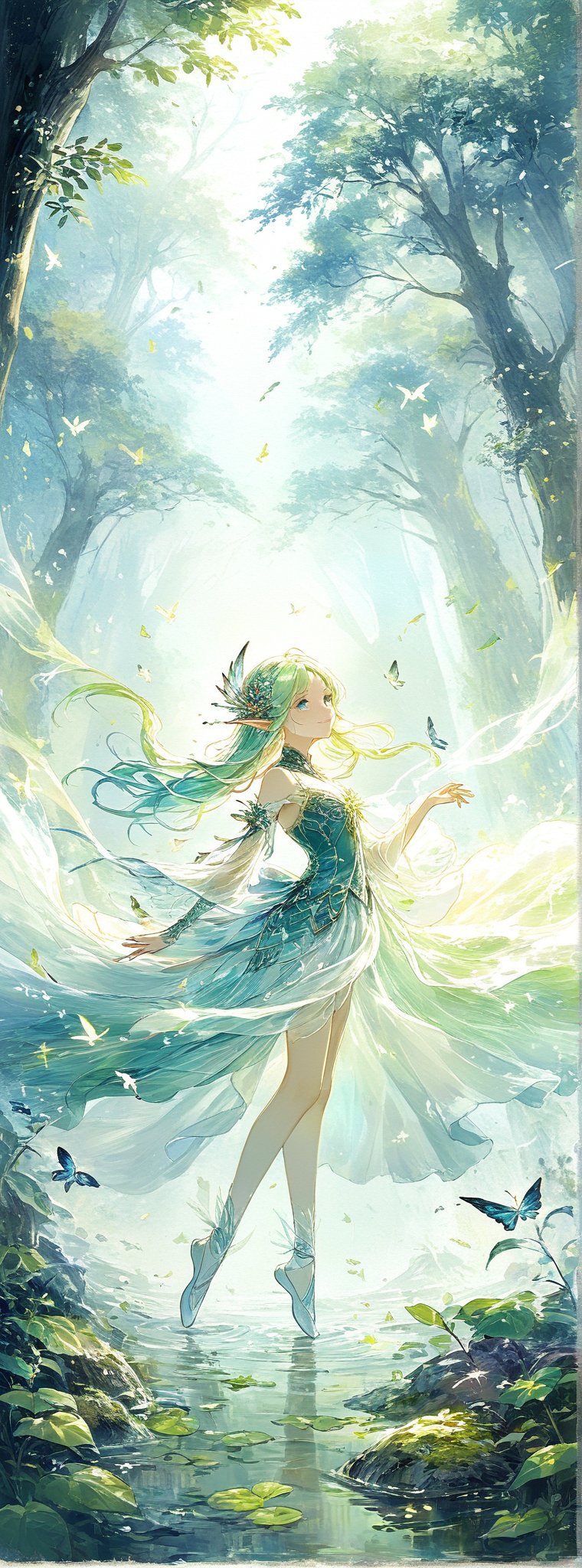 Enchanted Whispers: The Elven | image created by 京野菜（kyo8sai） | Tensor.Art