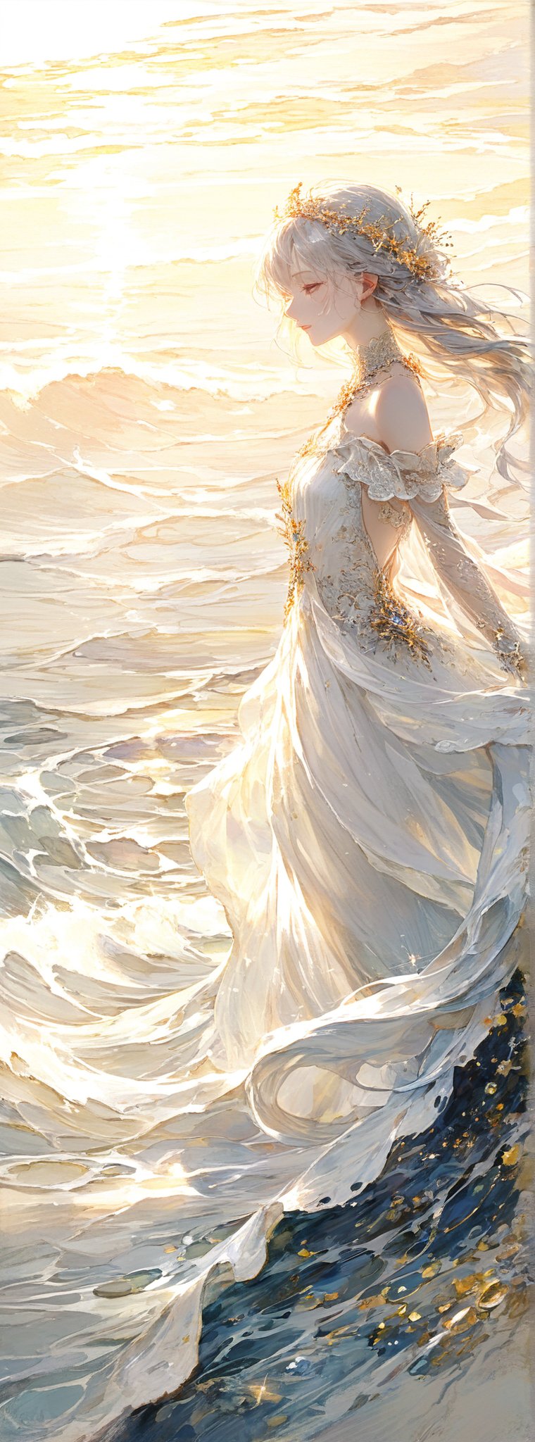 Gilded Radiance: A Symphony of | image created by 京野菜（kyo8sai） | Tensor.Art