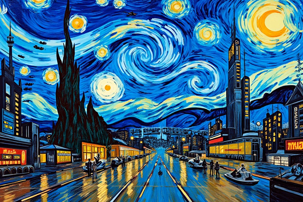 OIL paint art,Impressionism, A | image created by maehara | Tensor.Art