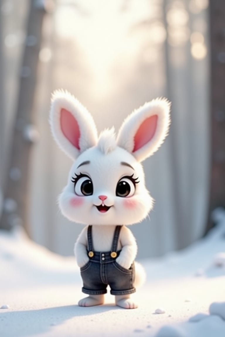 A very cute animated bunny cha | image created by Mit@588 | Tensor.Art