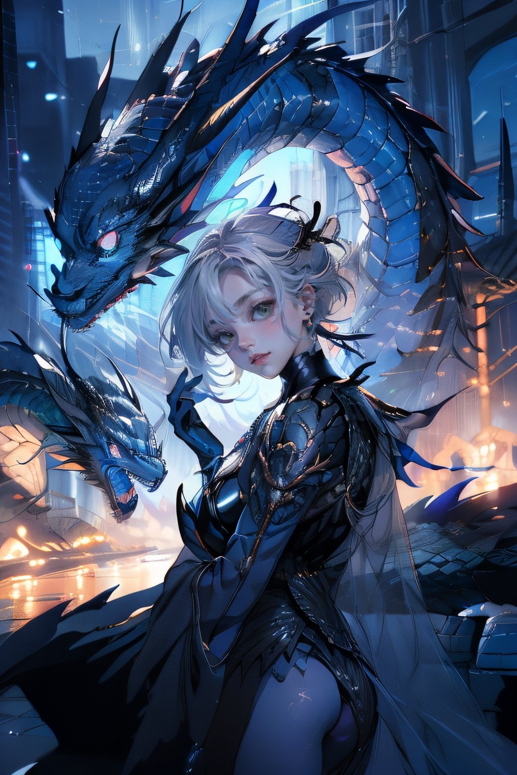 dragon girl | image created by Danny2023 | Tensor.Art