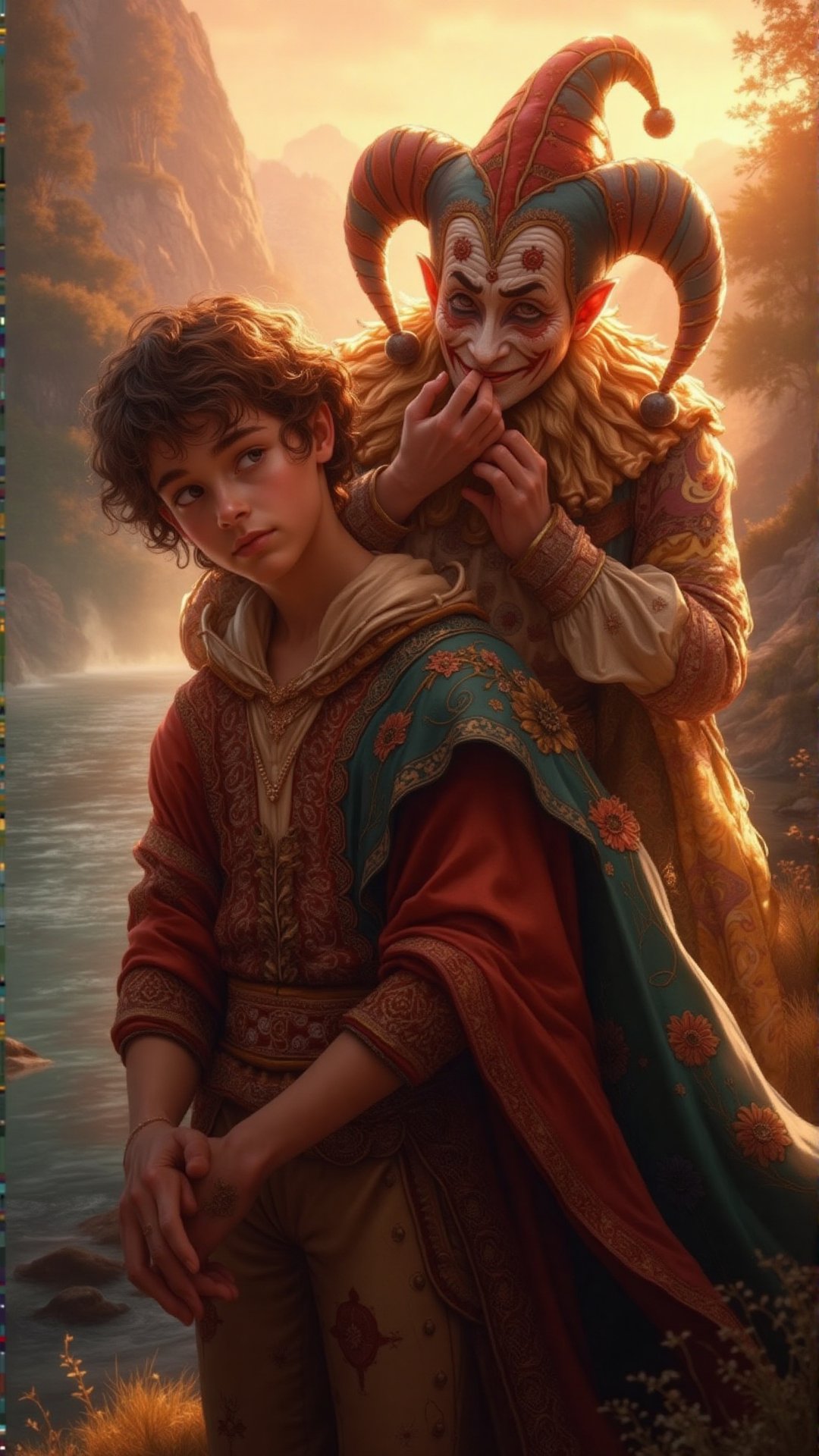 In the foreground, a young pri | image created by Timo | Tensor.Art