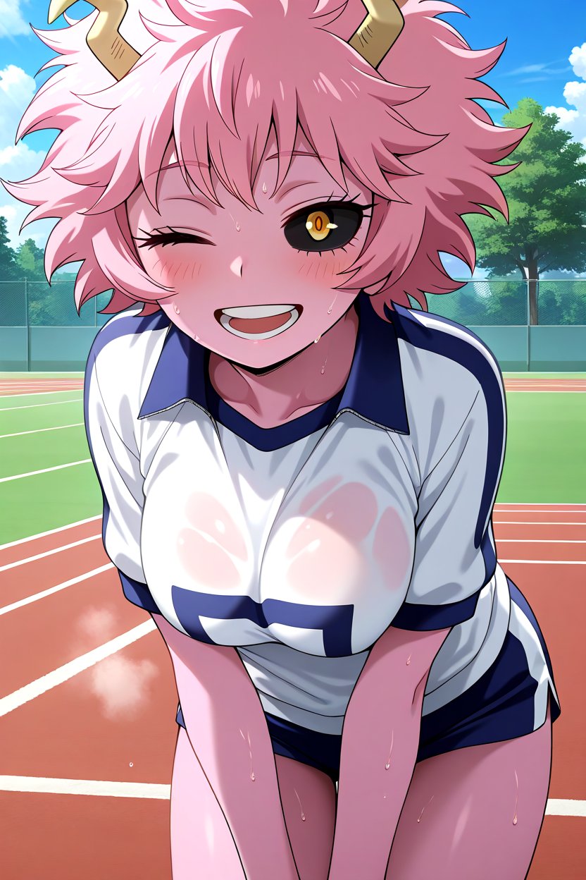 Mina Ashido | image created by Cuervo | Tensor.Art