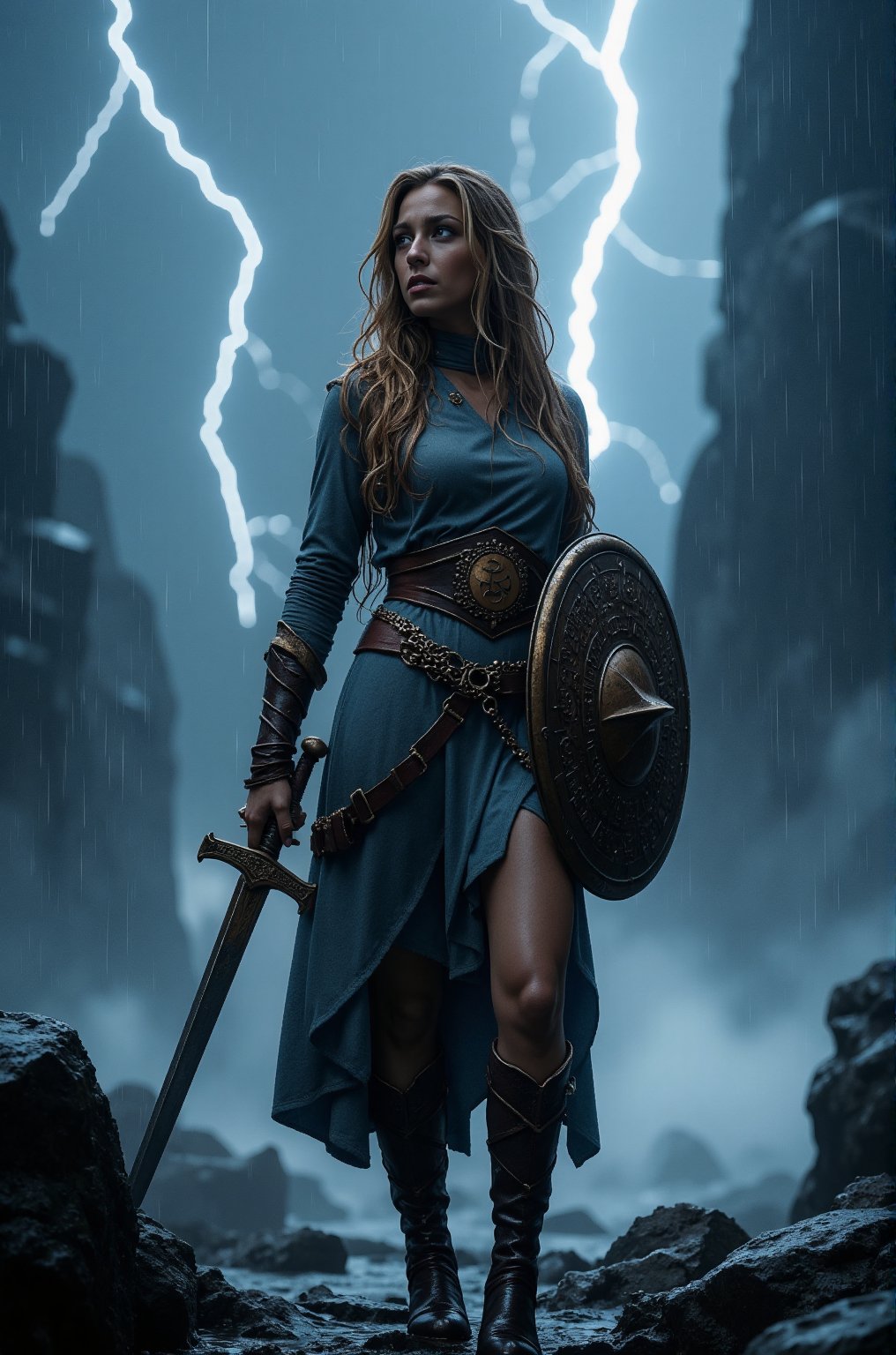 Blake Lively, 16K, UHD, long h | image created by Ben_AOL | Tensor.Art