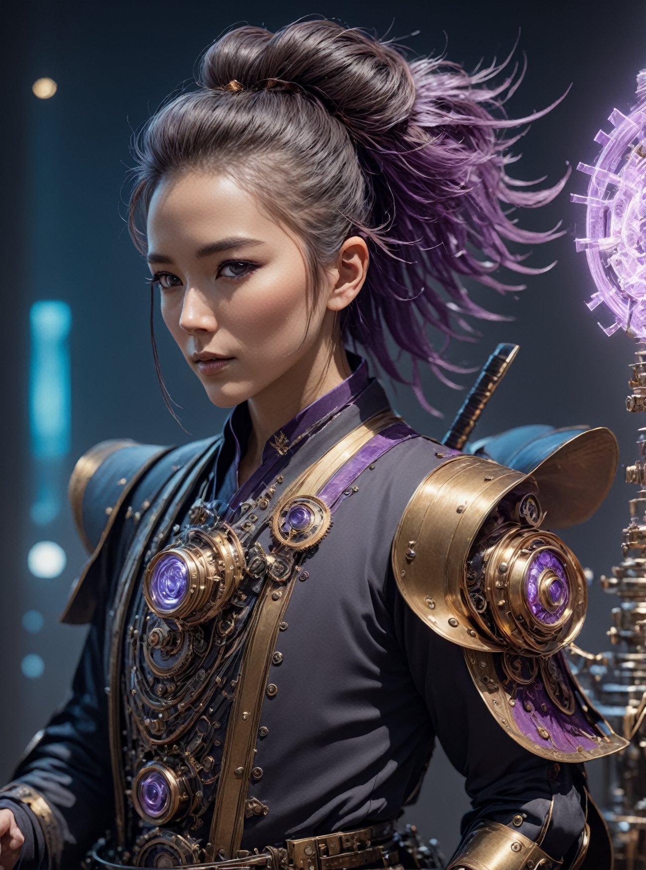 Steampunk Samurais | image created by Ai boo | Tensor.Art