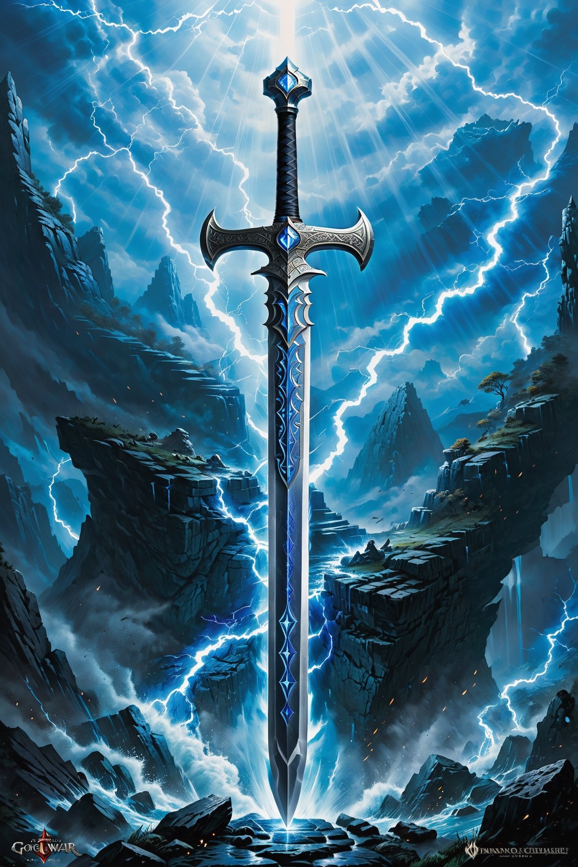 Sword of the Gods | image created by Ai boo | Tensor.Art