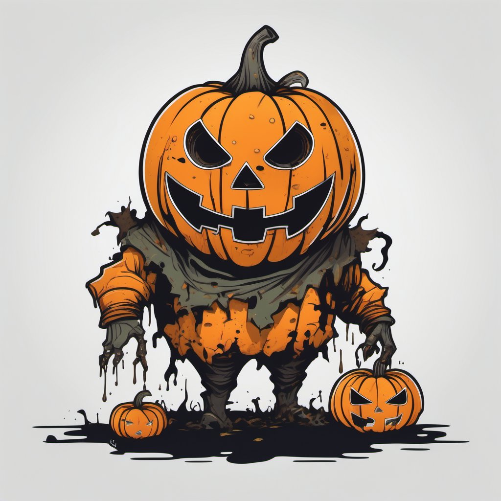 the pumpkin man | image created by Rey | Tensor.Art