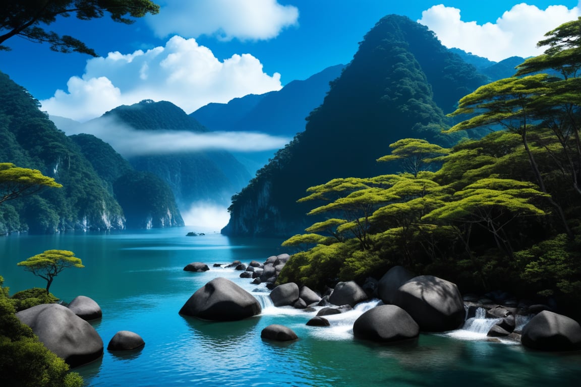 Luis Duarte Art - Misty Orient | image created by Moz_Aliz | Tensor.Art