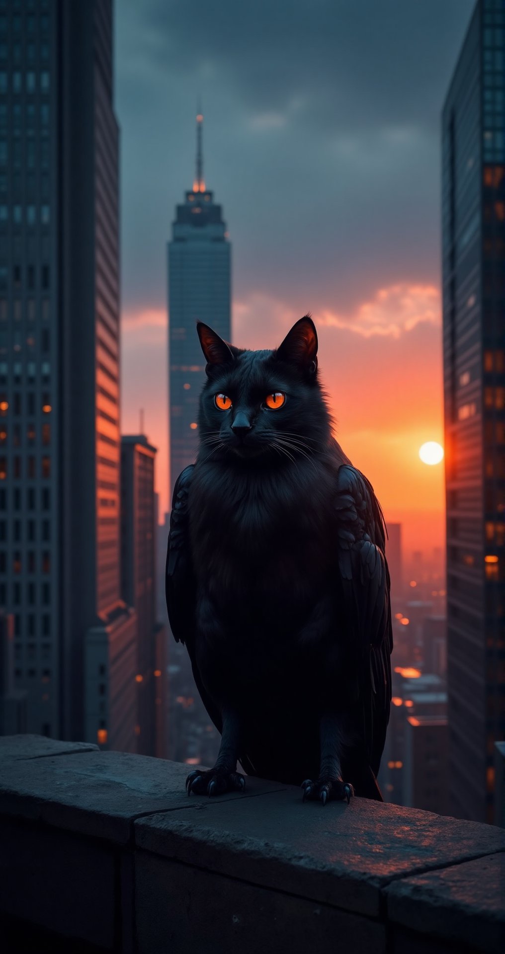 a (((black raven))) is perched | image created by Chongas | Tensor.Art