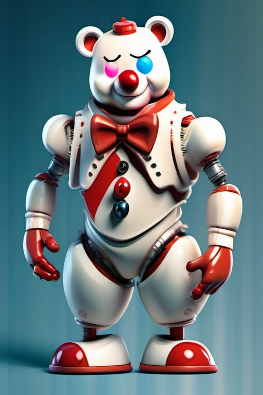 cute real looking 4d robo Tedd | image created by Chongas | Tensor.Art
