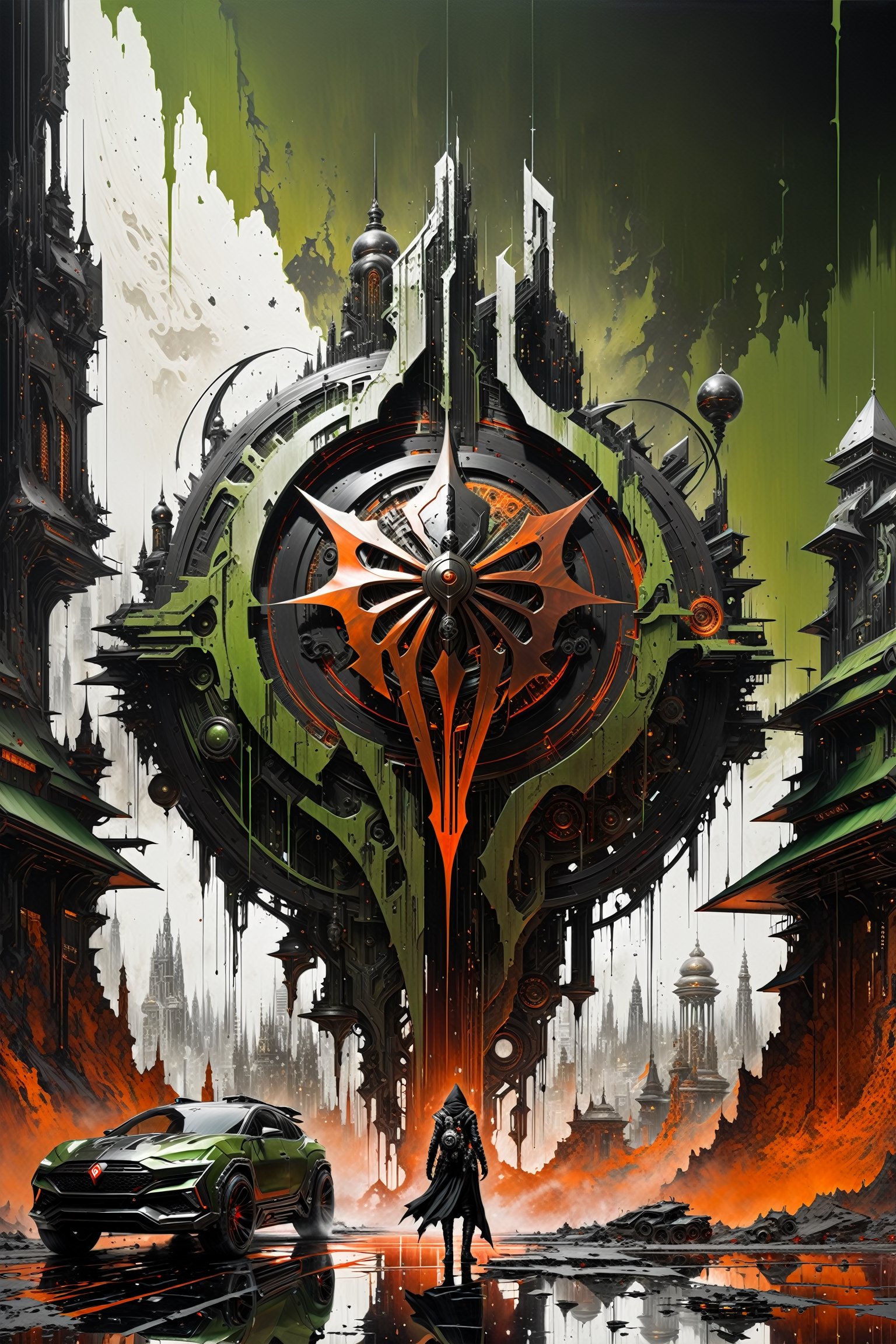 CYBERPUNK TEMPLE OF THE SPIDER | image created by REDVAPOR | Tensor.Art