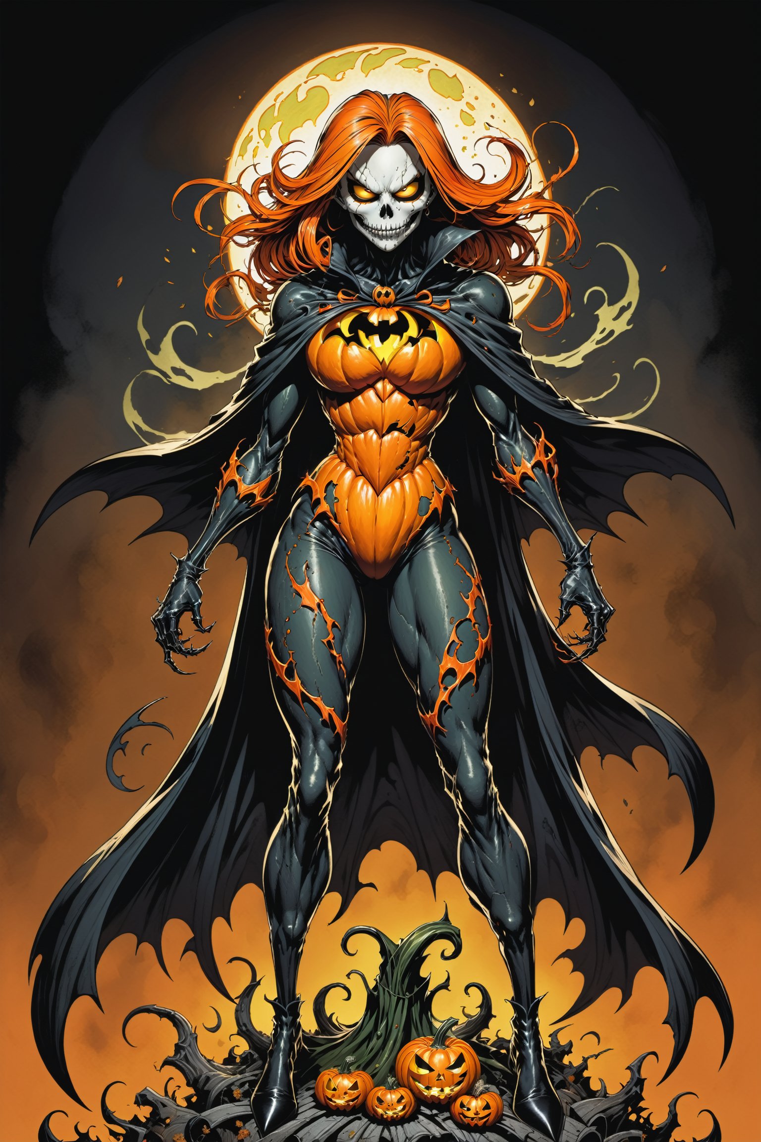 JACK-O'-LANTERN SPAWN | image created by REDVAPOR | Tensor.Art