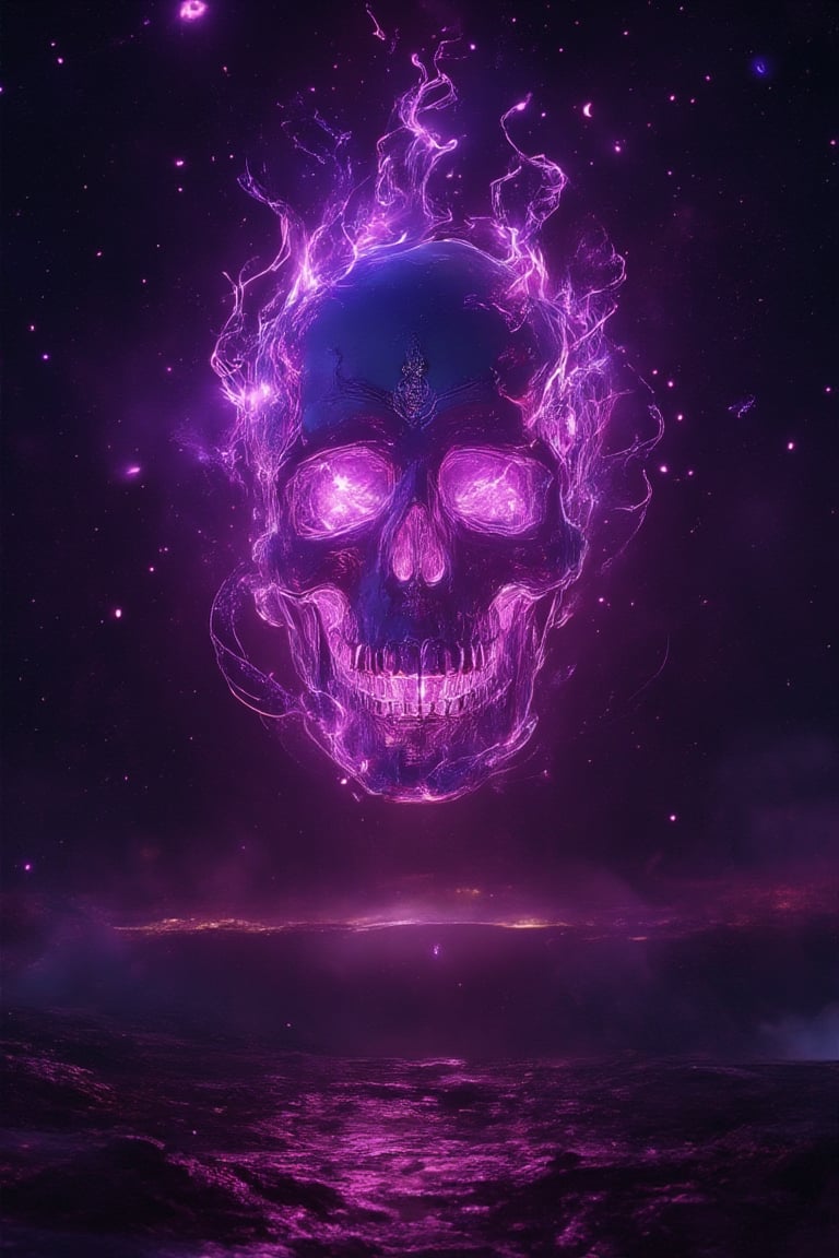 In a desolate, pitch-black voi | image created by REDVAPOR | Tensor.Art