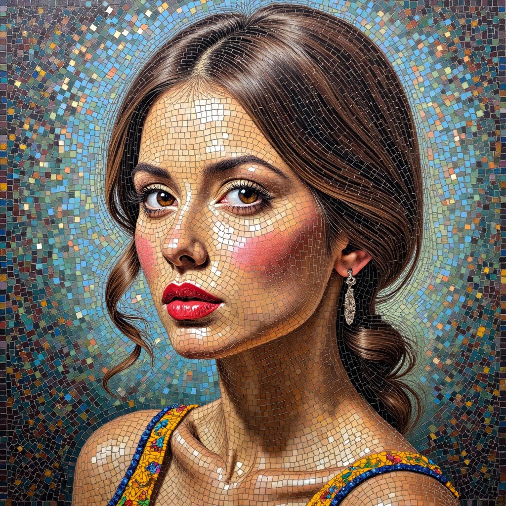 A mosaic art, realistic full s | image created by Diable | Tensor.Art