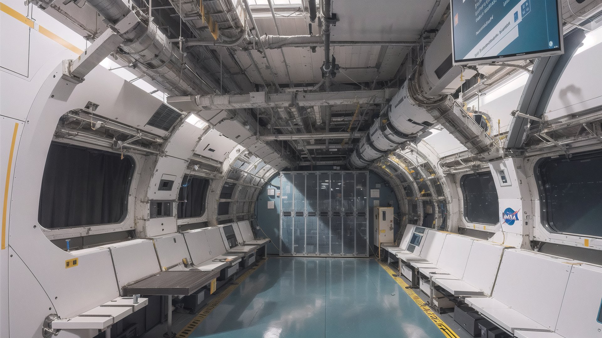 high tech ui, nasa base interi | image created by TZ | Tensor.Art