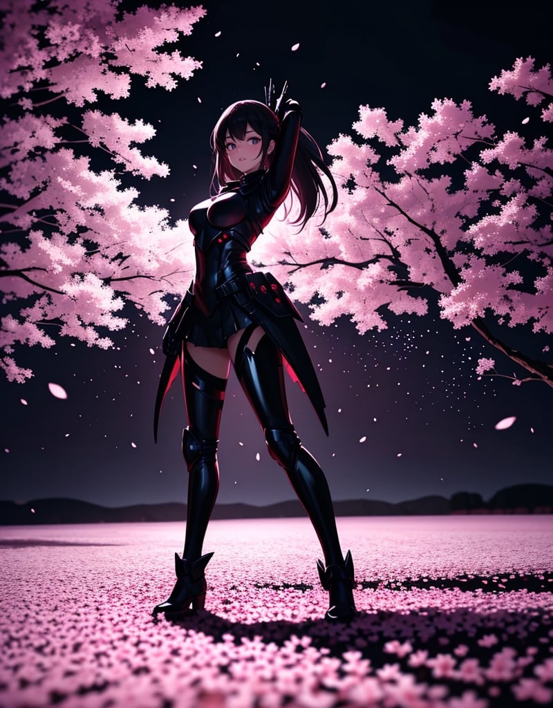 sakura armor | image created by nga | Tensor.Art